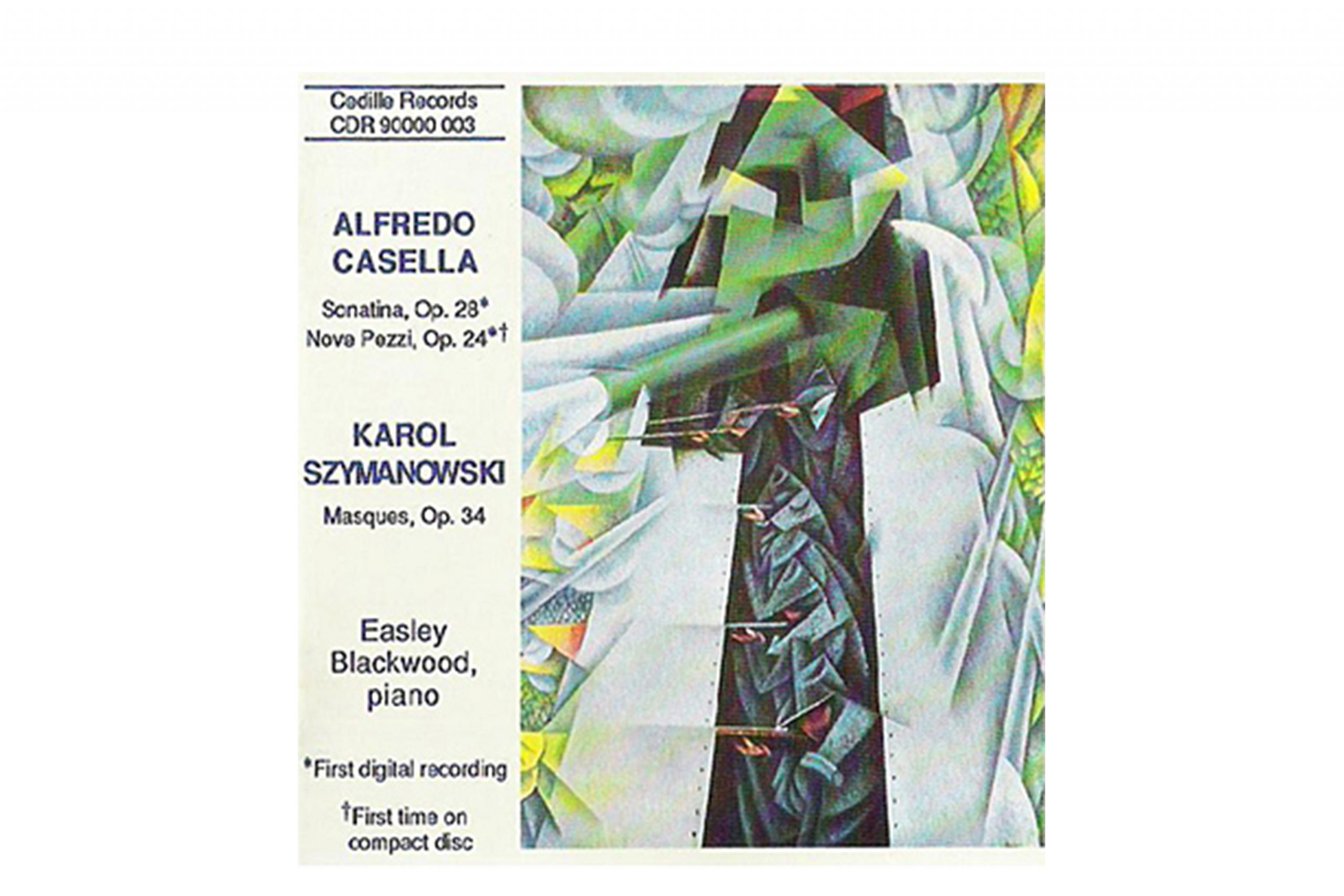 Music of Casella and Szymanowski | Cedille Records
